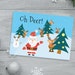 Oh Deer Christmas Card Funny Christmas Card Deer Christmas - Etsy