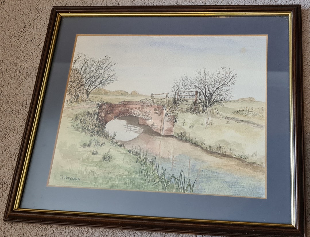 Watercolour Painting Signed by the Artist J. Bradshaw - Etsy