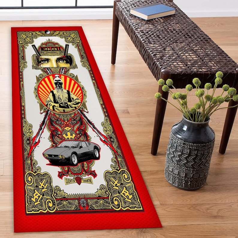 Kill Bill Movie Poster Rug, 3D Digital Print, Office Decor - Etsy