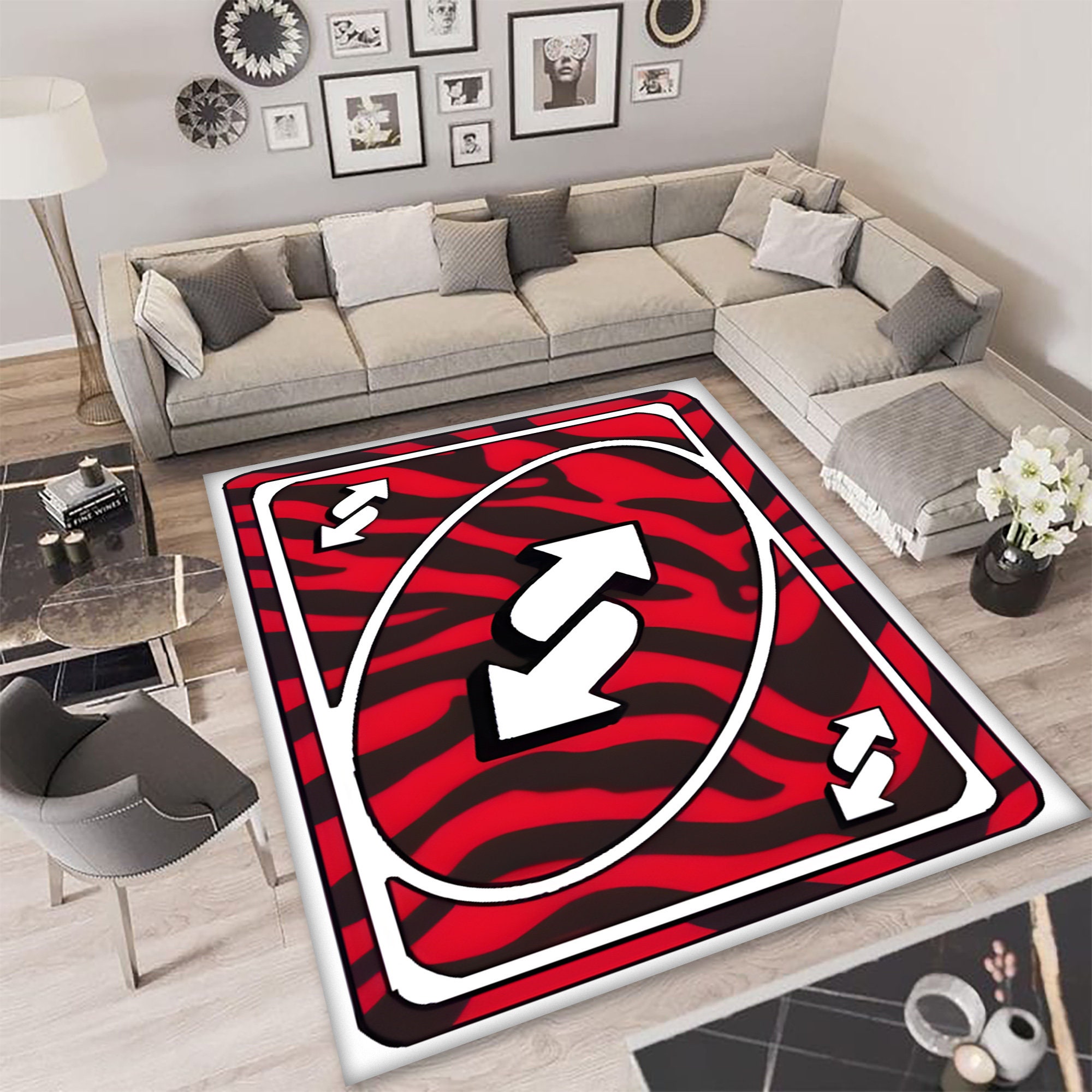 Uno Card Rug, Uno Reverse Rug, Uno Play Card Rug, Room Decor, Custom ...