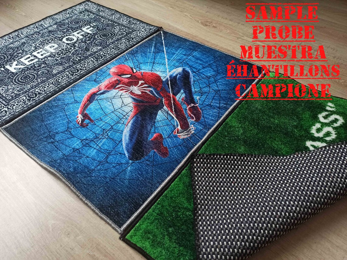 Gaming Rug Neon Rug Gamer Room Decor 3D Rug Colorful Rug - Etsy