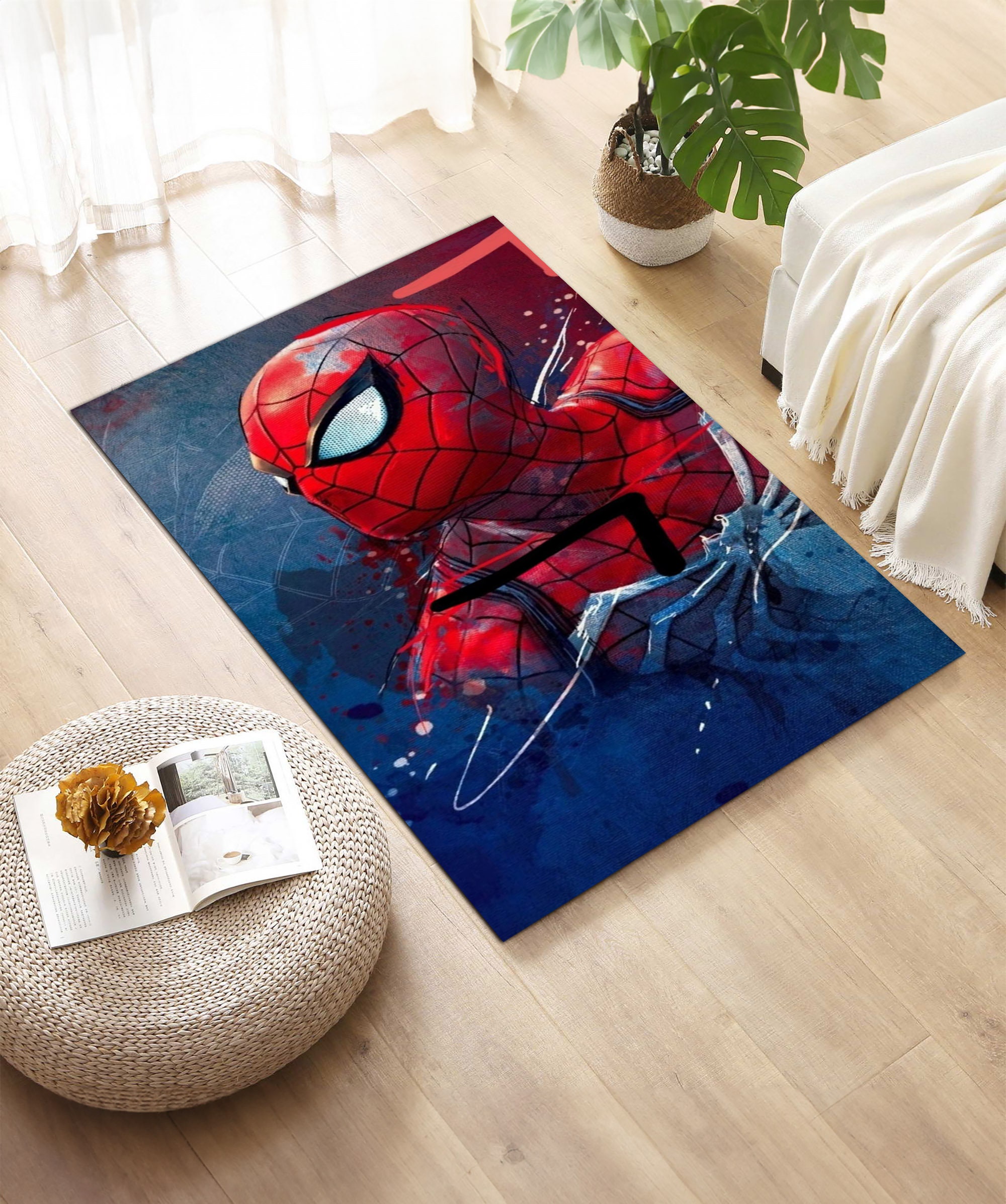 Spiderman Rug, Spider Man Rug, Superhero Rug, Super Hero Rug, Kids Room ...