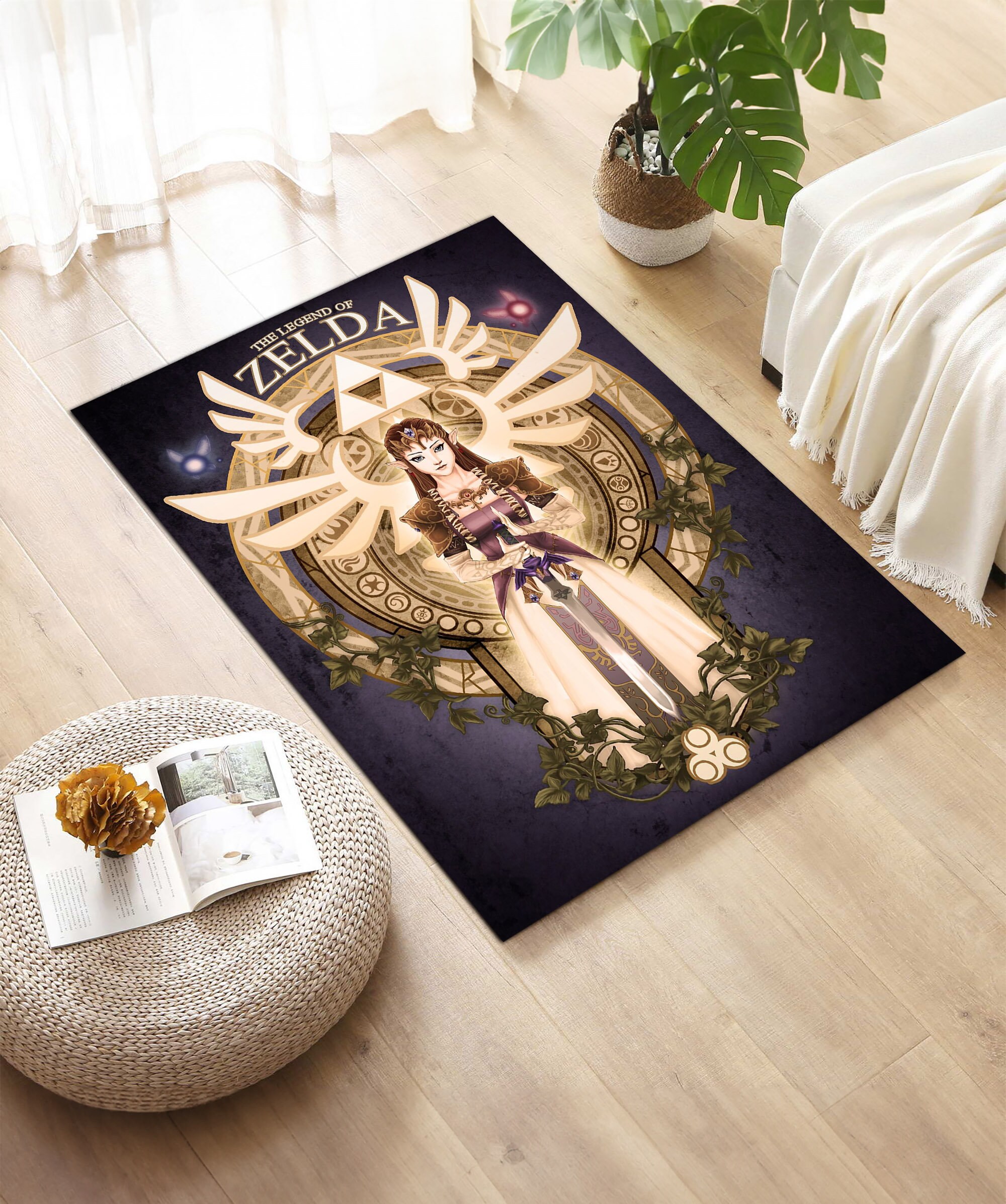 Zelda Rug, Twilight Princess Rug, Princess Zelda Rug, the Legend of ...