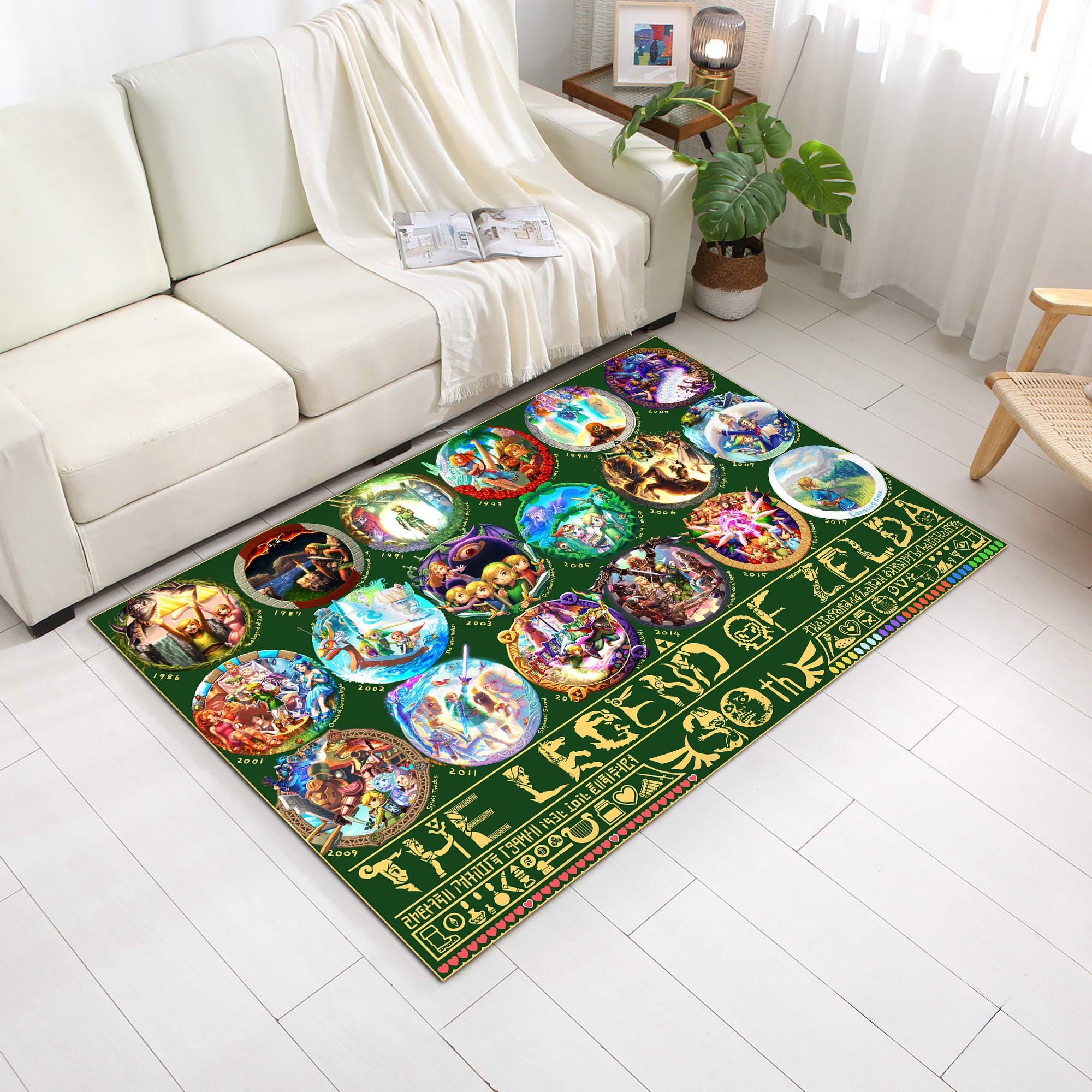 Zelda Rug Twilight Princess Rug Midna Rug Princess Zelda - Etsy