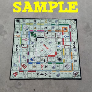 Monopoly Game Rug: Kids Play Mat, Custom Room Decor - Etsy