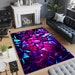 Gaming Rug Neon Rug Gamer Room Decor 3D Rug Colorful Rug - Etsy