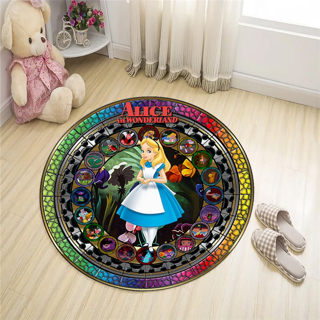 Alice in Wonderland, Alice Rug, White Rabbit Rug, Movies Rug, Movie ...