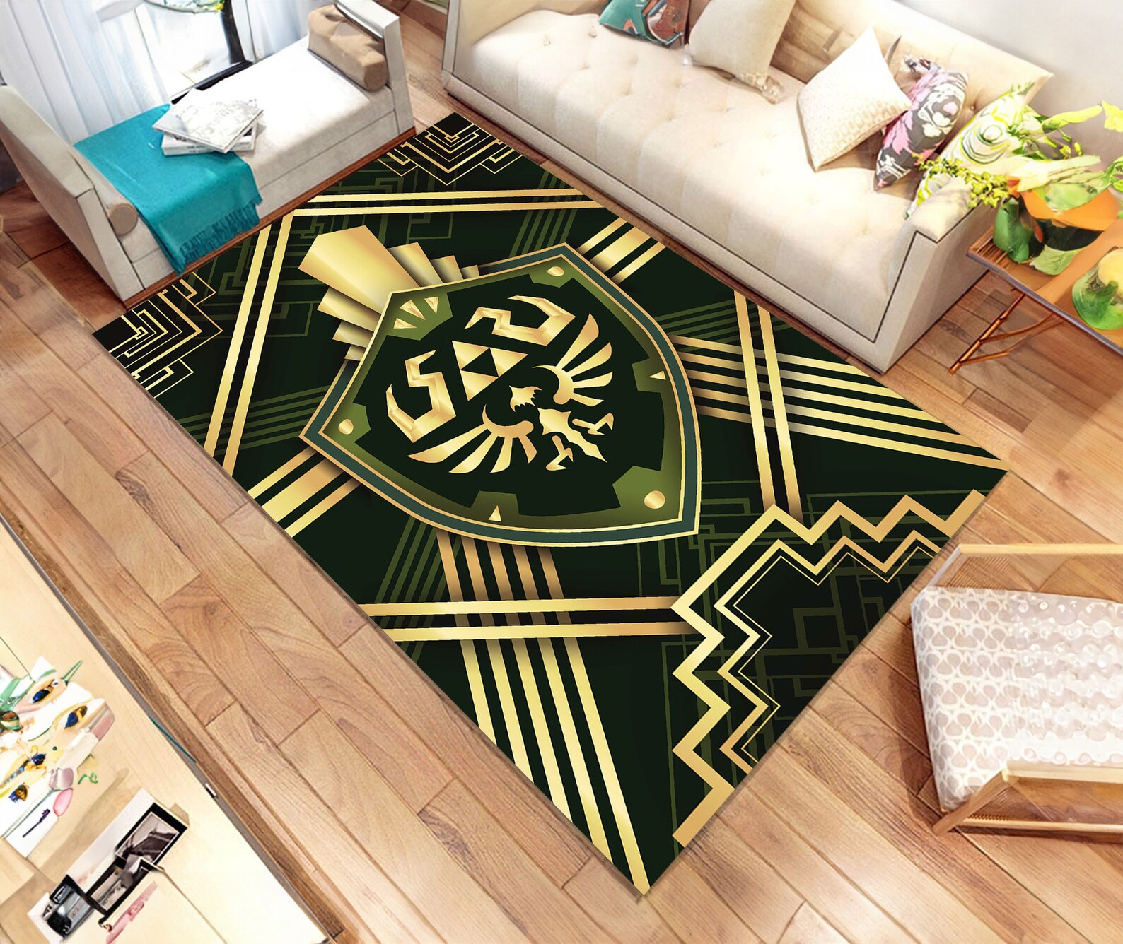 Zelda Rug, Twilight Princess Rug, Midna Rug, Princess Zelda Rug, the ...