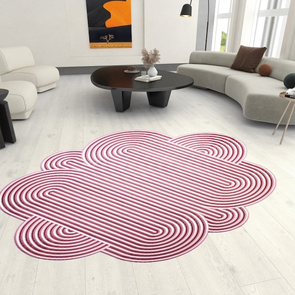 Pink Rug - Etsy