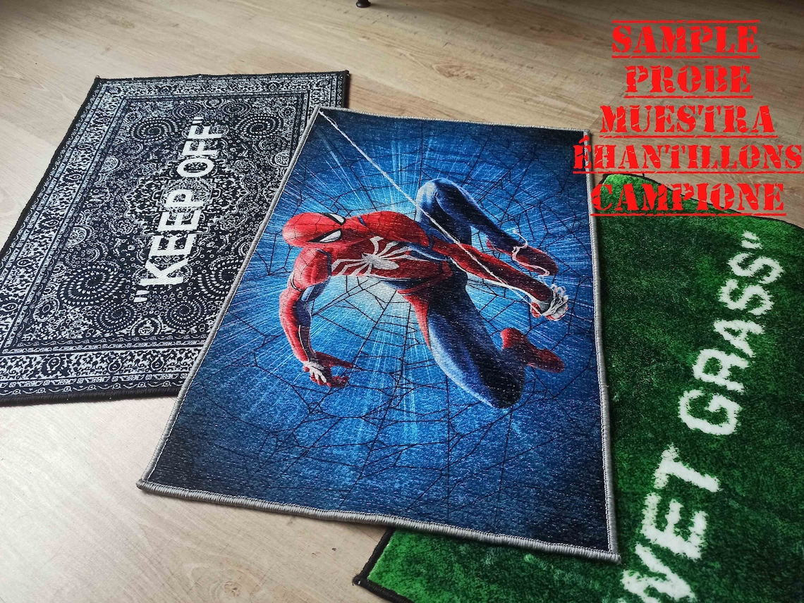 Gaming Rug Neon Rug Gamer Room Decor 3D Rug Colorful Rug - Etsy