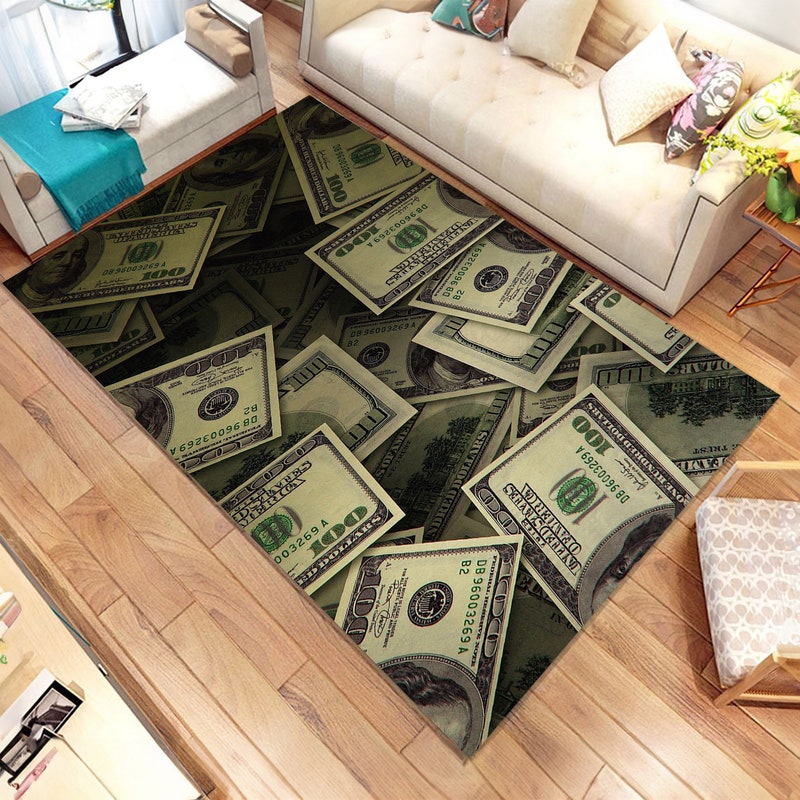 Dollars Bill Rug - Etsy