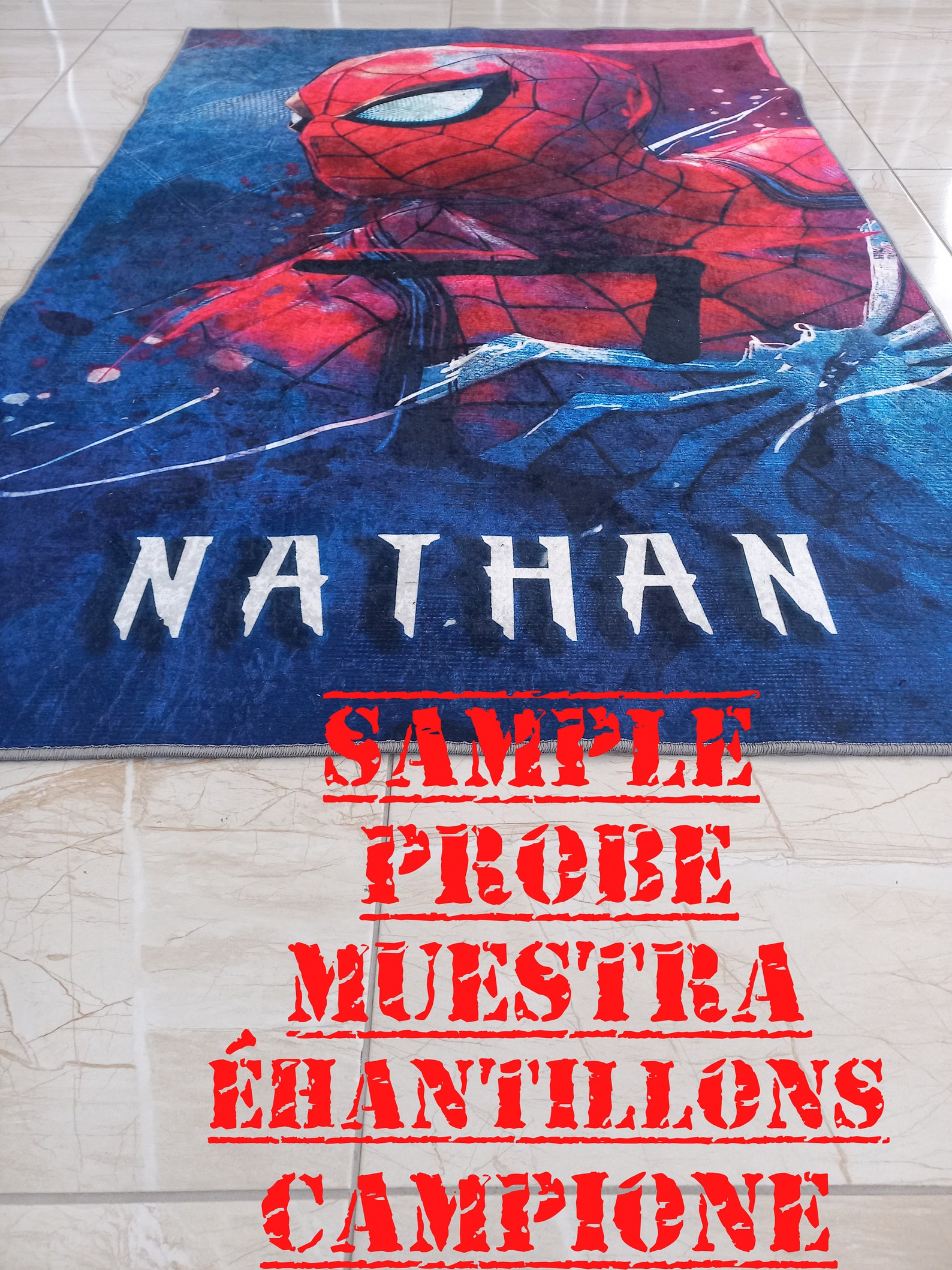 Spiderman Rug, Spider Man Rug, Superhero Rug, Super Hero Rug, Kids Room ...