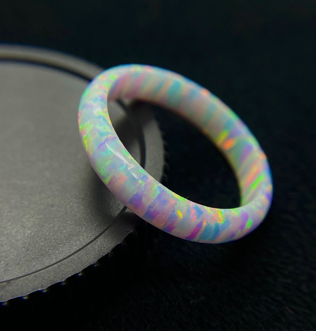 Aaa+solid Opal Ring, Handmade White Bello Opal Ring, ( Exclusive Item ...