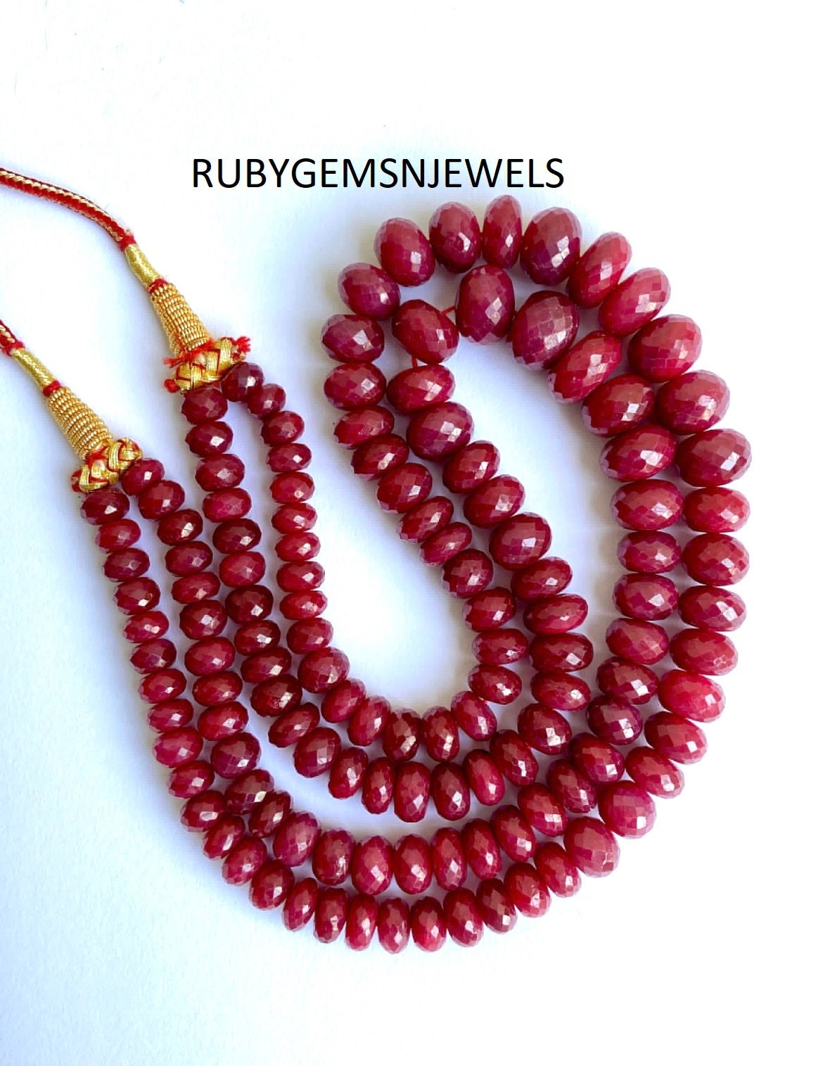 Natural Ruby Beads, Ruby Faceted Beads, Nicely Faceted Ruby Beads, African Ruby Beads, 7-12 MM ...