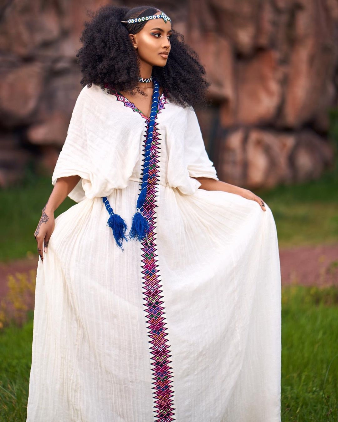 Simple Ashenda Dress Tigray Dress Ethiopian Dress - Etsy Canada