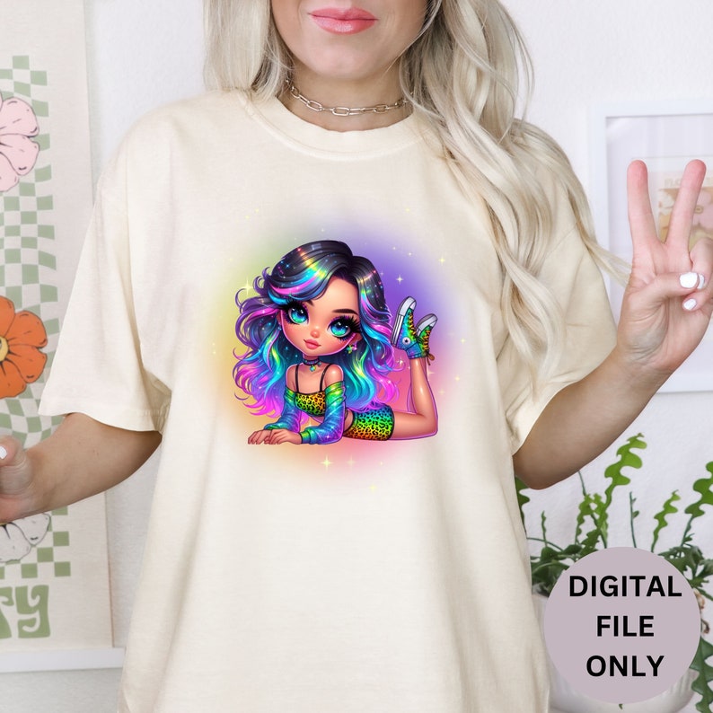 Bougie Girl Png, Rainbow Girl Png, Girls Tshirt Designs, Cute Girl Png ...
