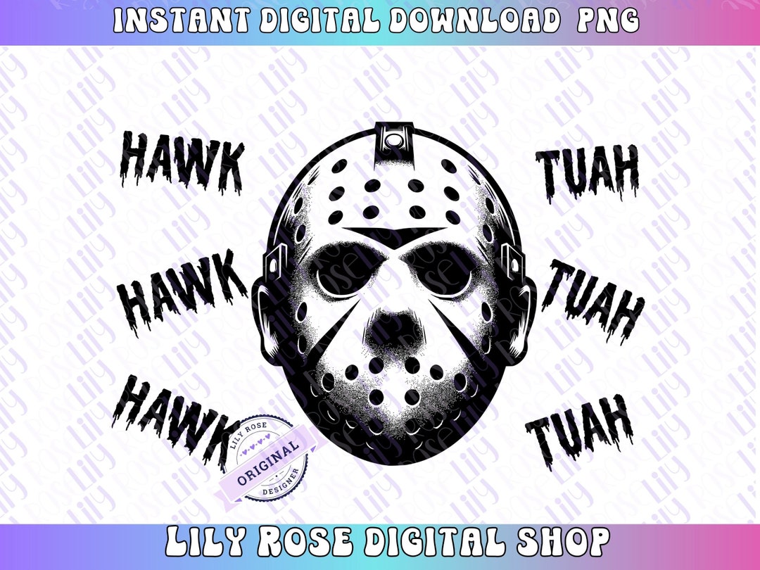Hawk Tuah PNG, Horror PNG, Diseños de sublimación de terror, Chica de ...