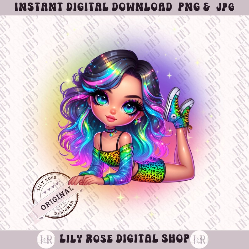 Bougie Girl Png, Rainbow Girl Png, Girls Tshirt Designs, Cute Girl Png ...