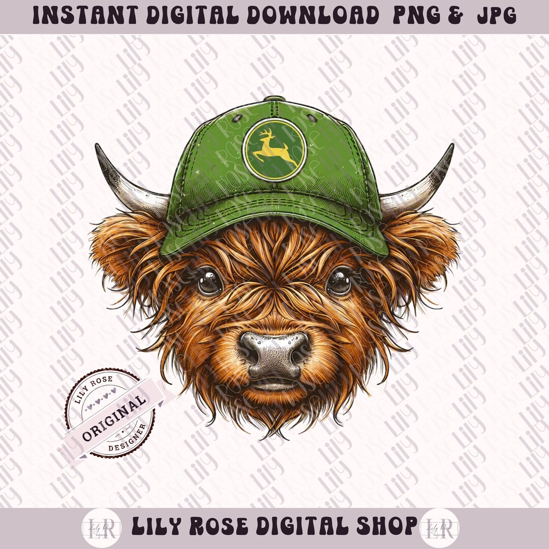 Highland Cow Png, Highland Cow Design, Farm Cow, Western Png,highland ...