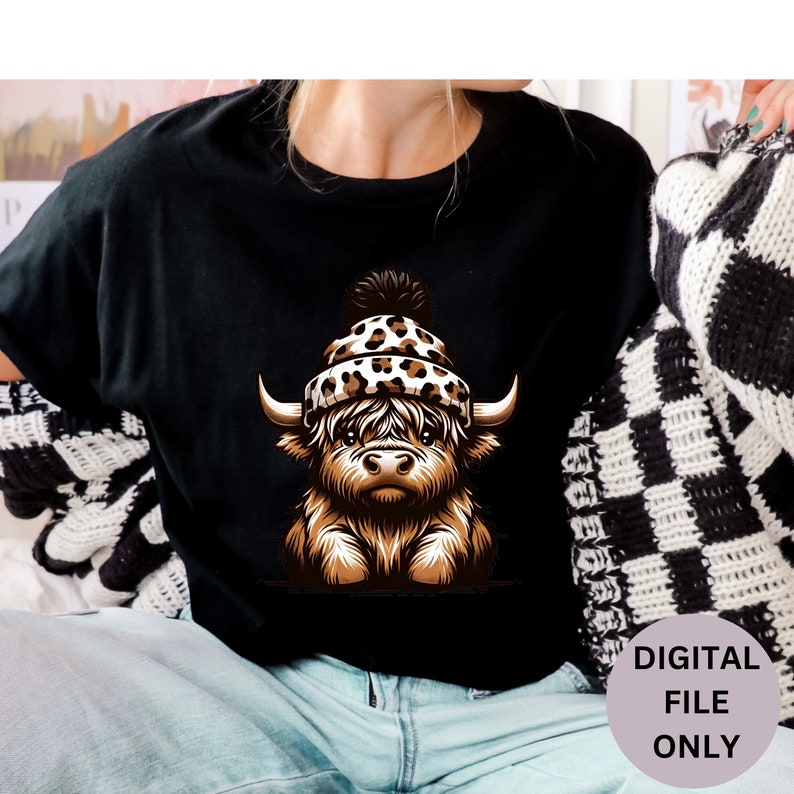 Highland Cow Png, Highland Cow Design,western Png, Cow Bundle, Highland ...