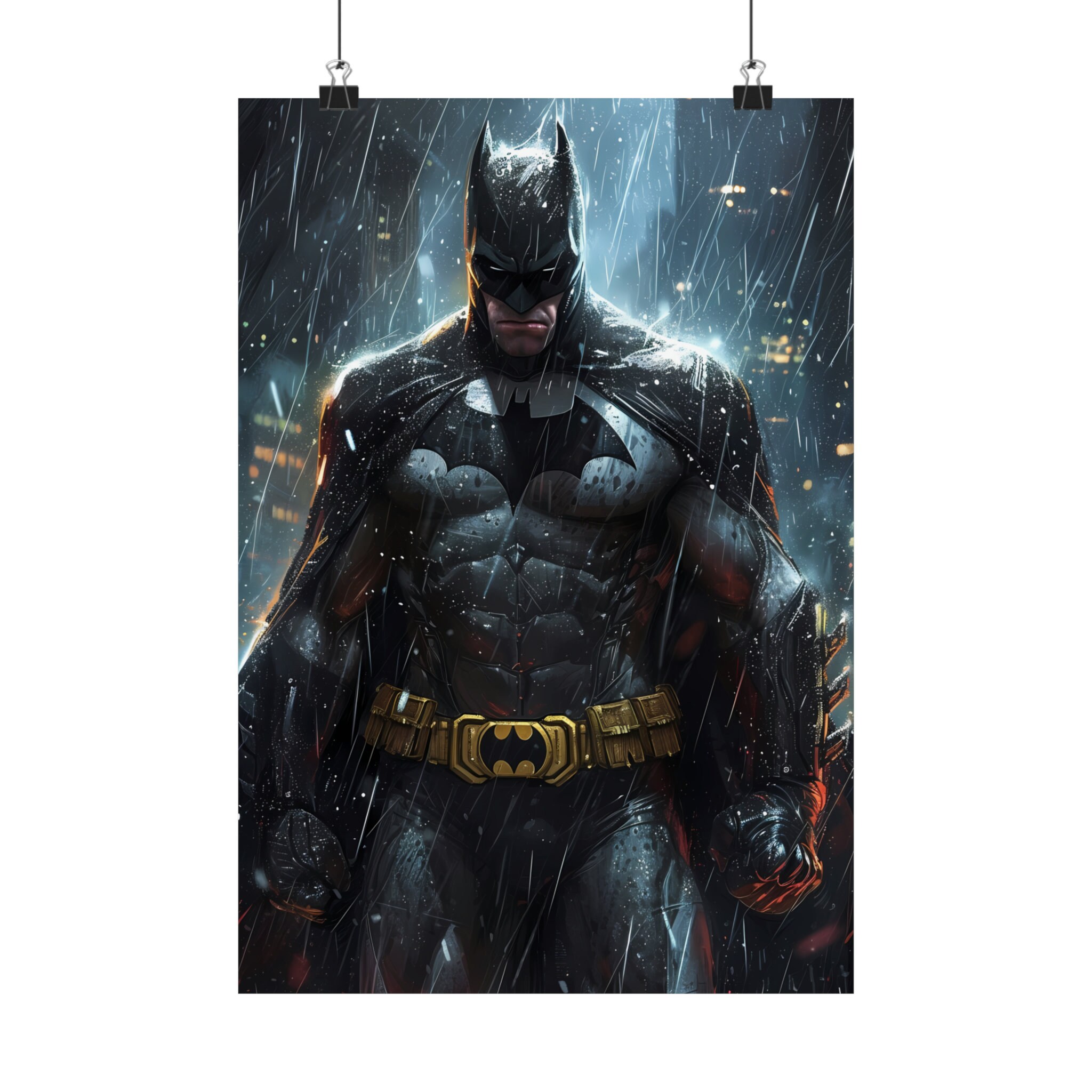 Batman Print Digital Art Wall Art Movie Art - Etsy