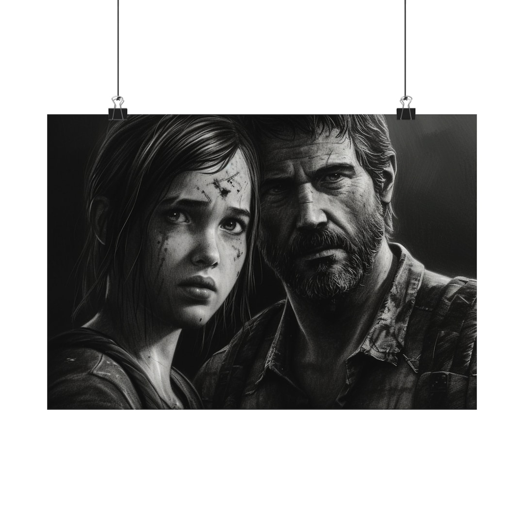 The Last of Us Print Joel & Ellie Wall Art - Etsy
