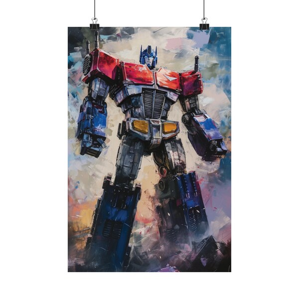 Optimus Prime Print - Etsy