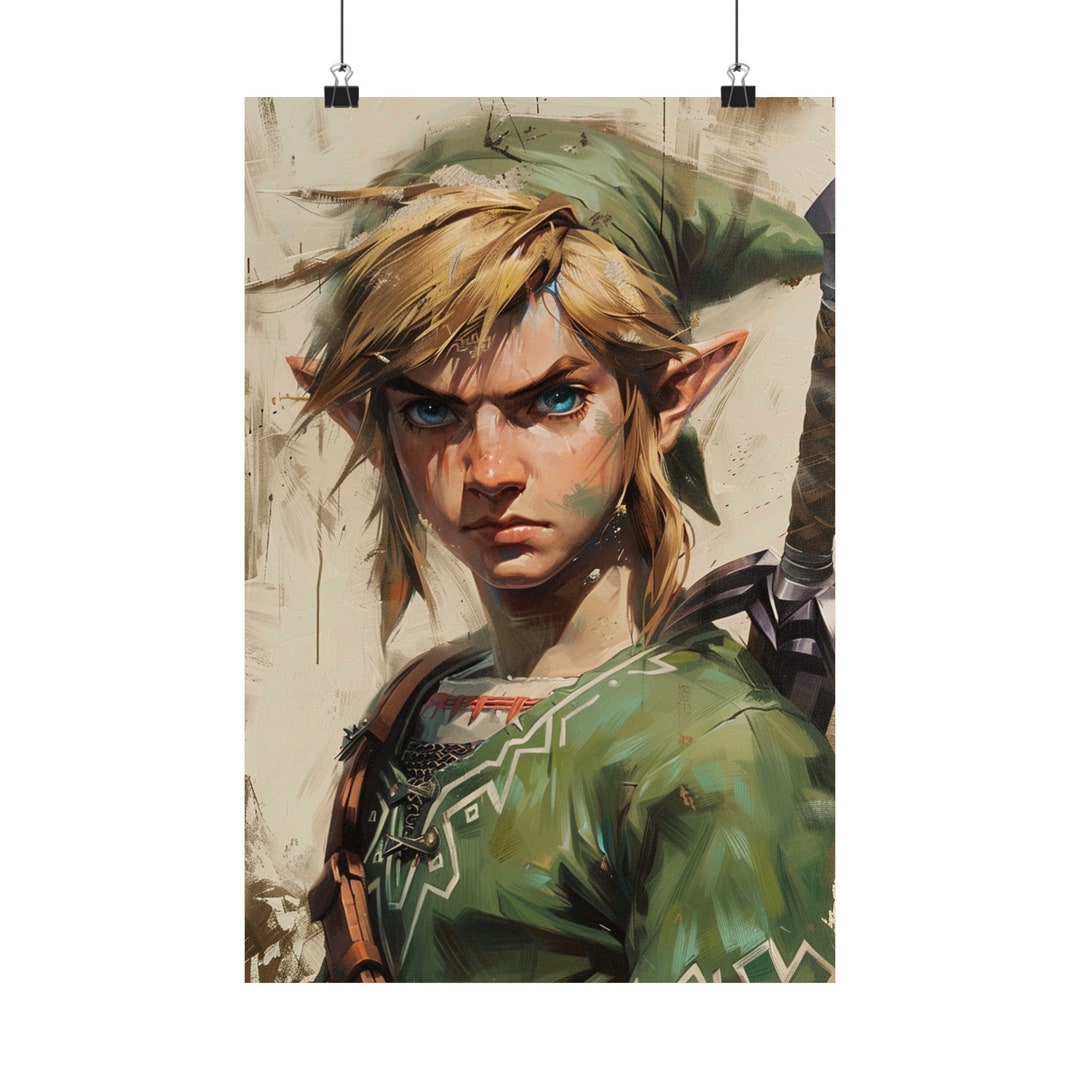 Link Art Print Digital Art Wall Art - Etsy
