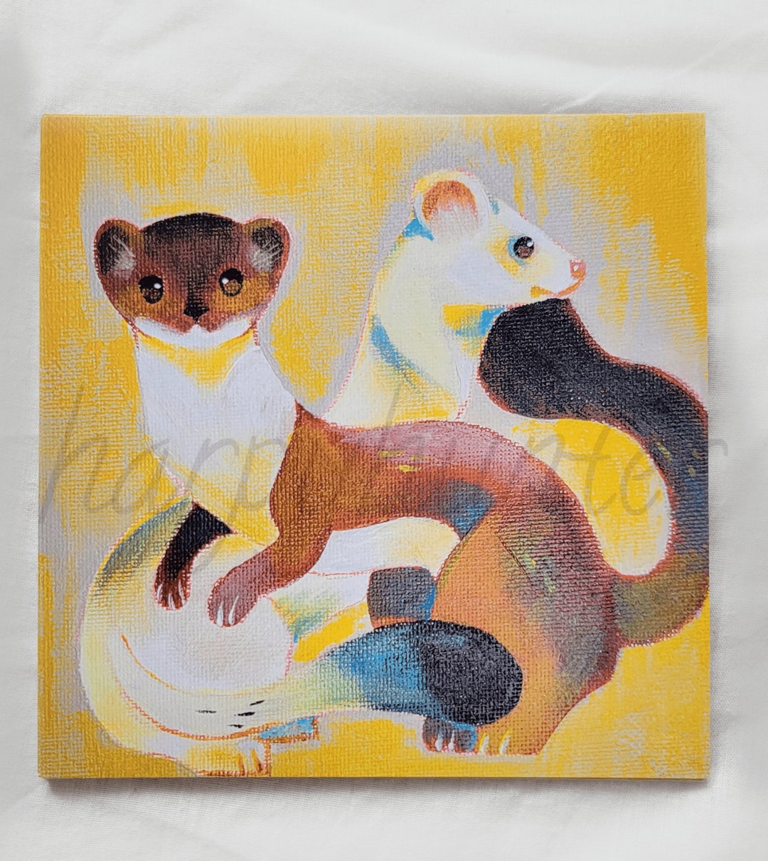 Summer Stoat Winter Stoat Small Print - Etsy