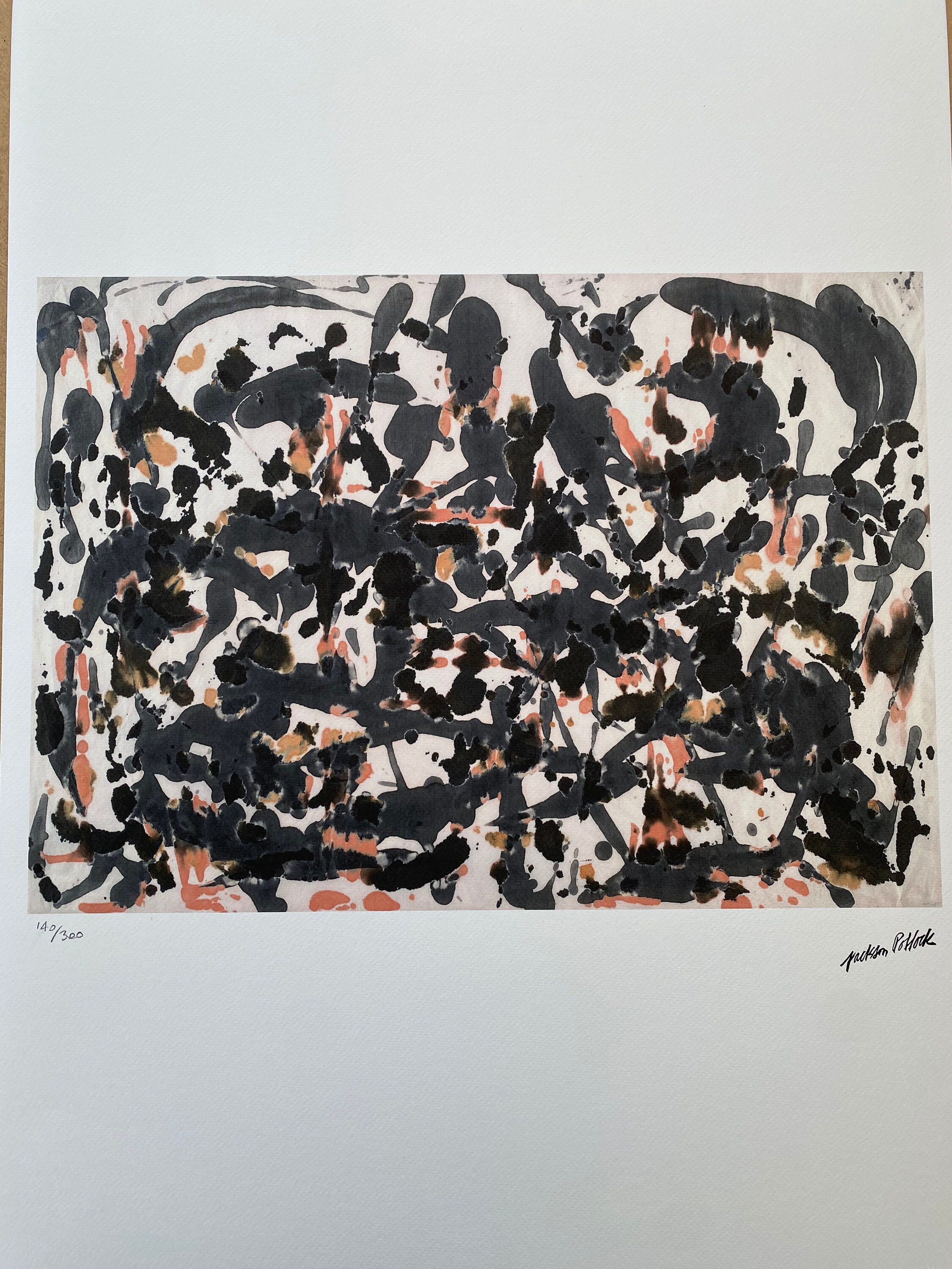 Jackson Pollock modern Abstract Pollock Paiting - Etsy