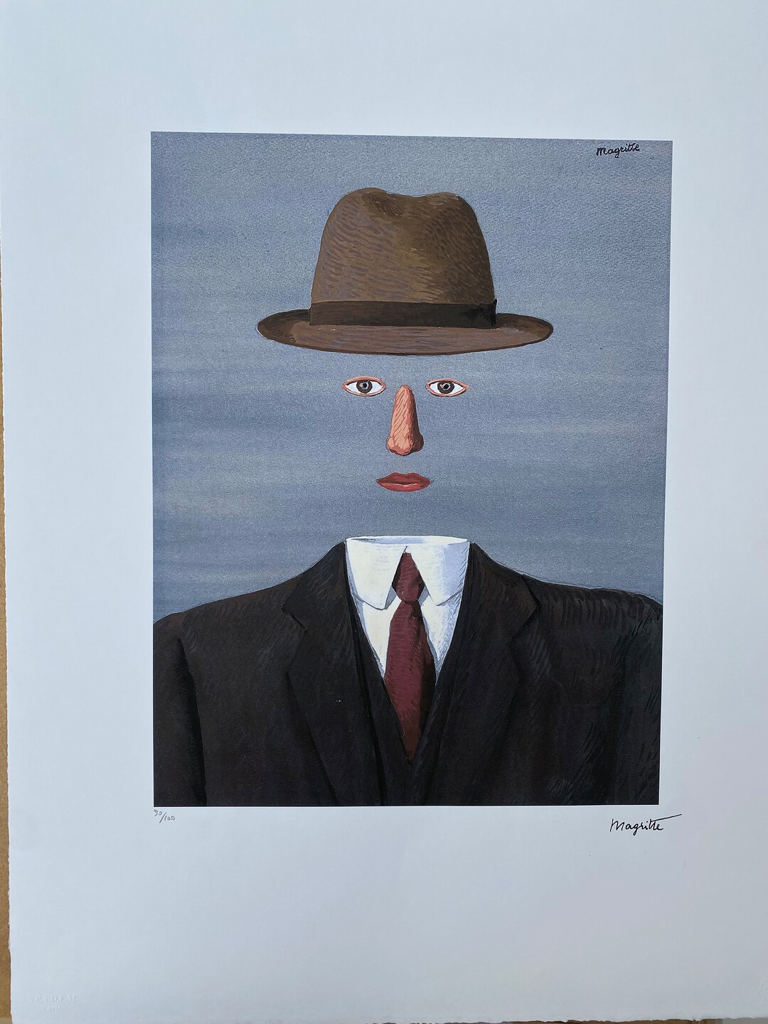 Rene Magritte the Landscape of Baucis Lithograph - Etsy