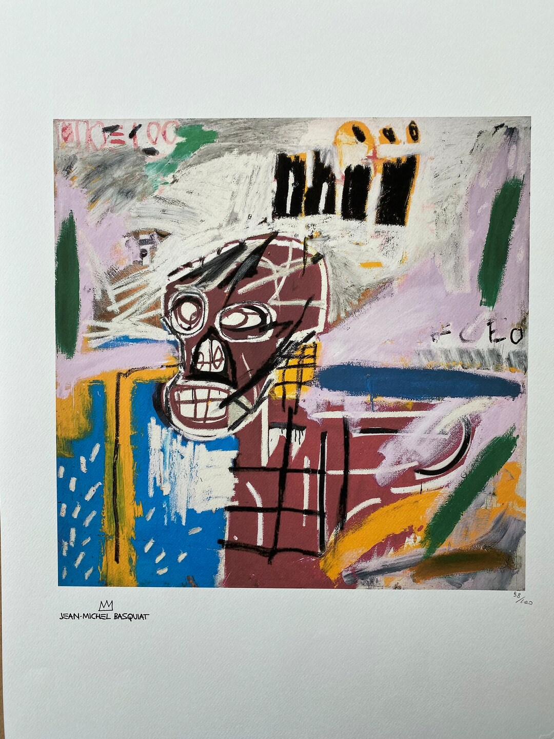 JEAN-MICHEL BASQUIAT Signed Certificate coa Limited - Etsy