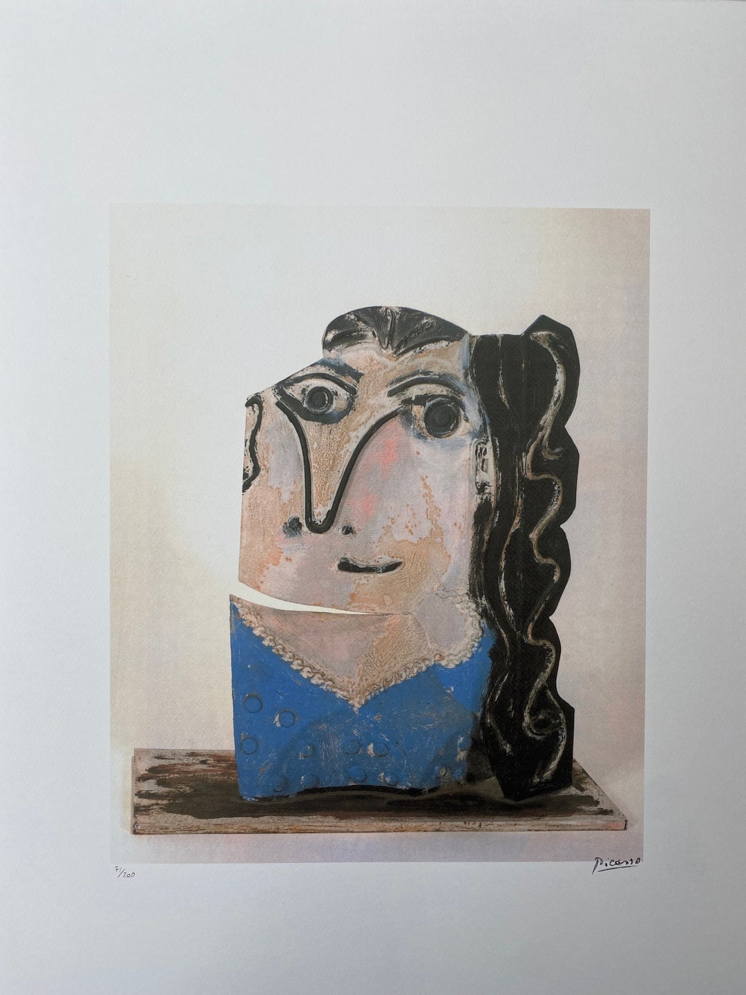 Pablo Picasso Dora Maar Lithography Certificate - Etsy Canada