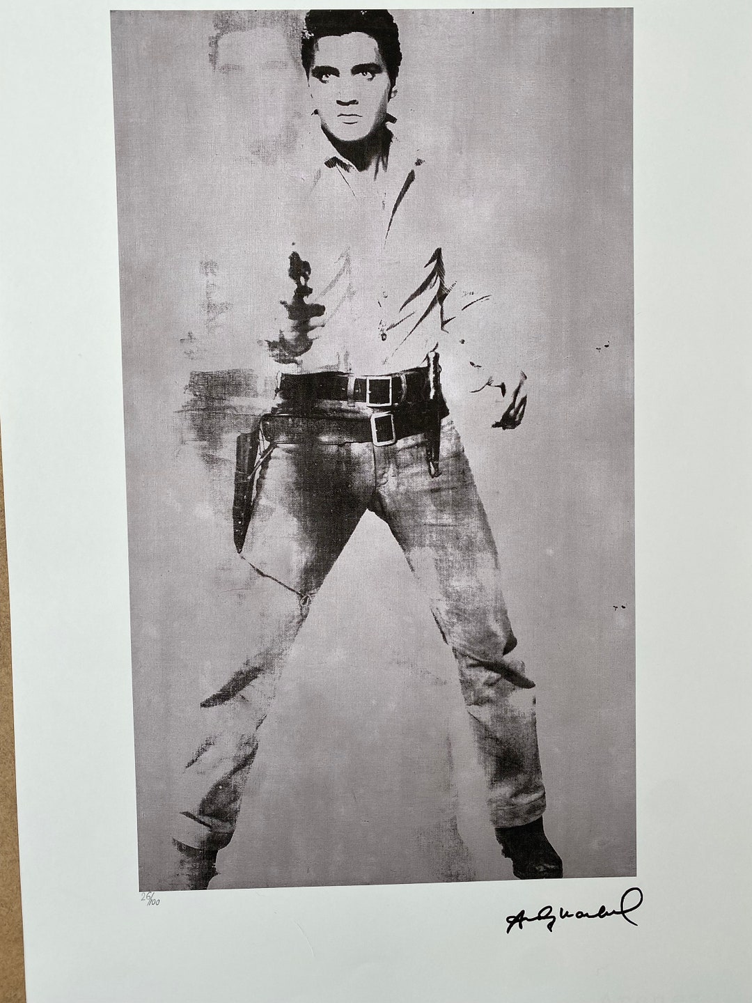 Andy Warhol elvis Presley Lithograph Leo - Etsy