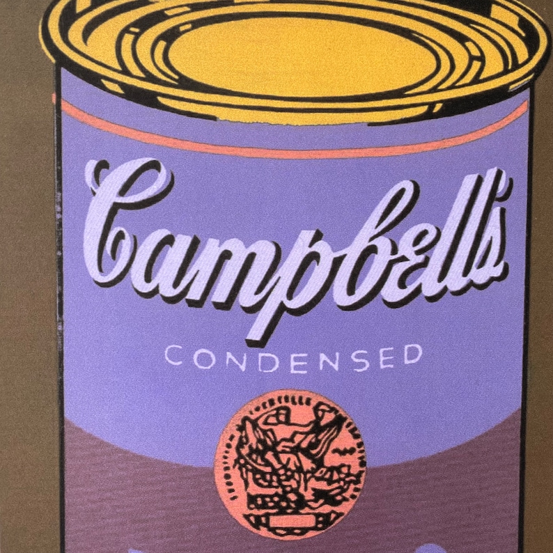 Andy Warhol Signed Campbell's Soup Cans Certificate - Etsy
