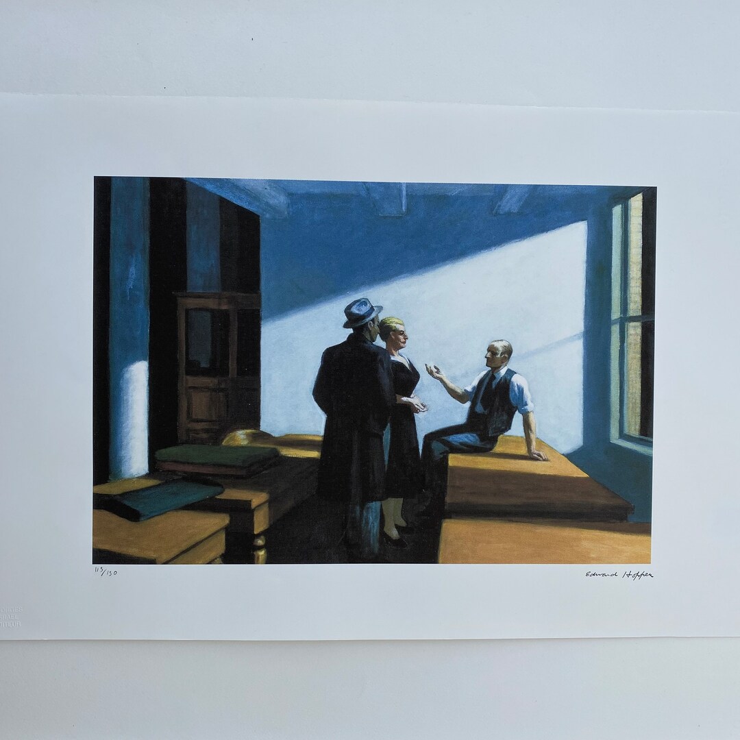Edward Hopper Lithography Certificate, Signed, Top Wall Art - Etsy UK