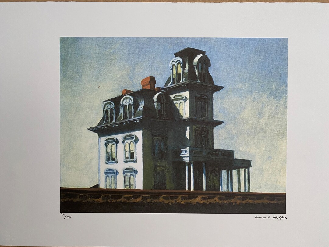 Edward Hopper le Pont Royal, 1909 Lithography Certificate, Signed, Top ...