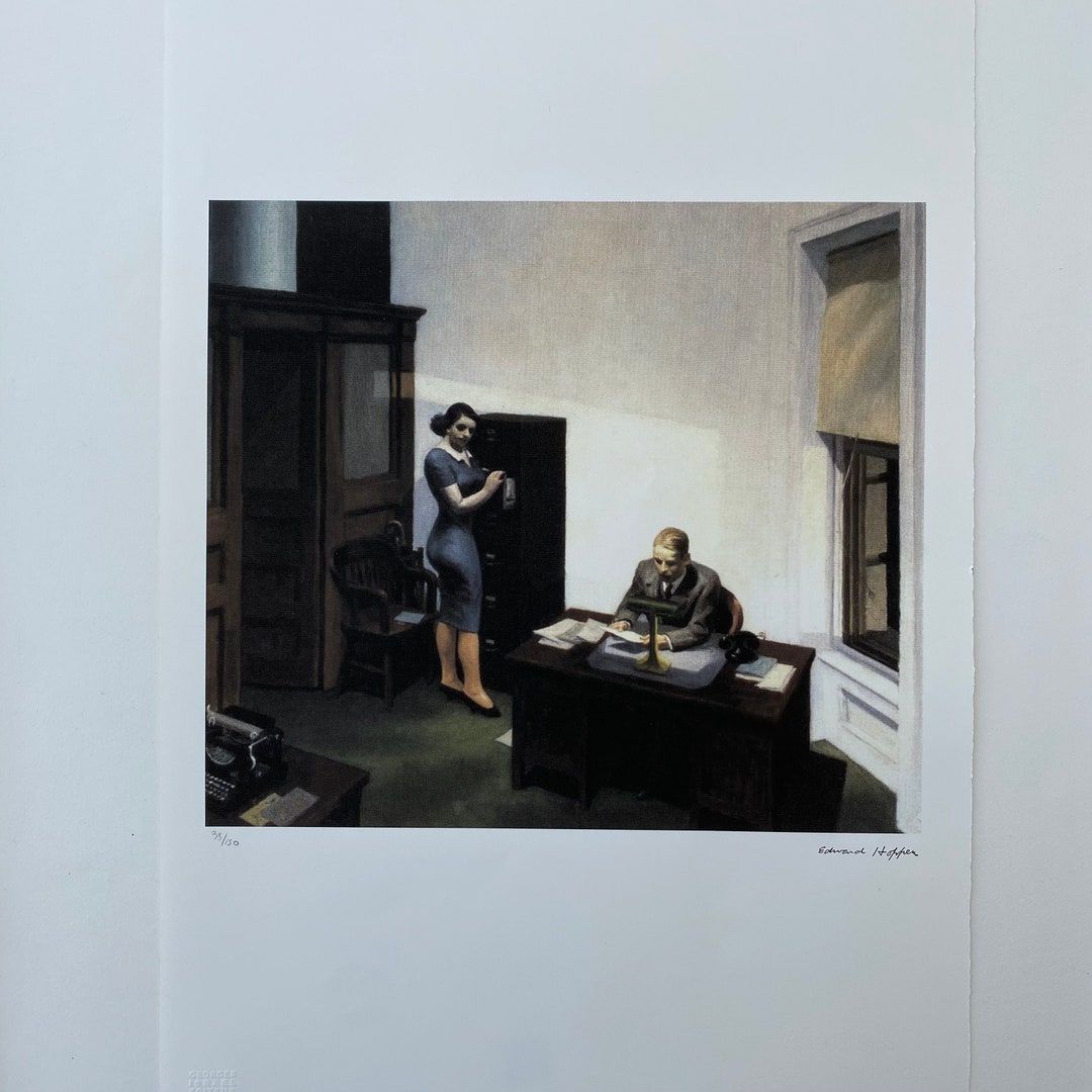Edward Hopper Lithography Certificate Signed Top Wall Art - Etsy Australia