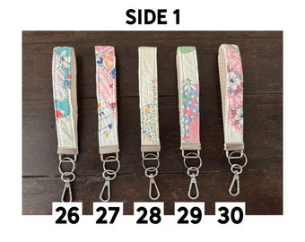 Key Fob Keychain Wristlet | Vintage Quilt | Heritage Collection Accessory - Etsy