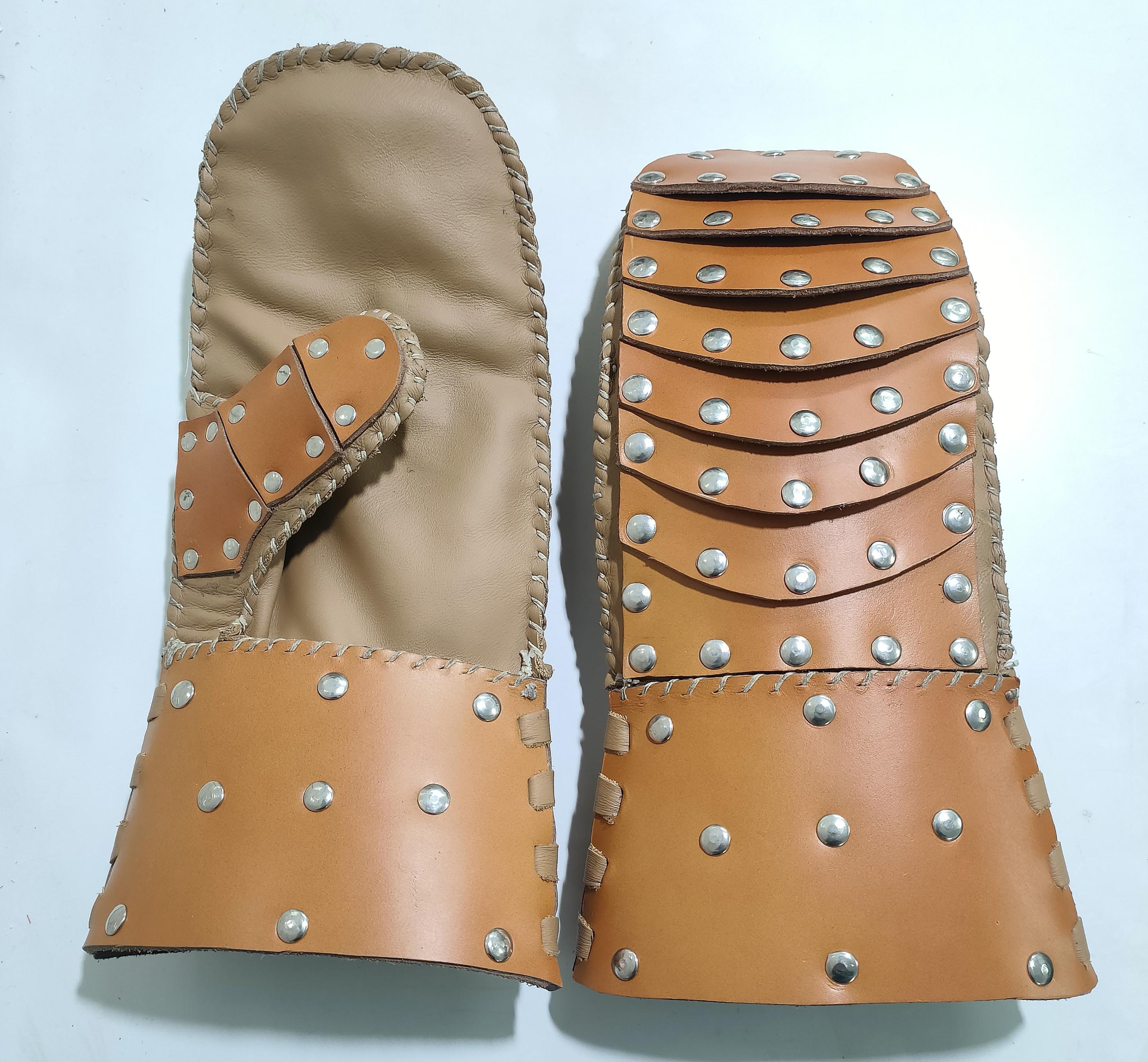 Medieval Leather Combat Gauntlet for Sword Fighters Viking - Etsy