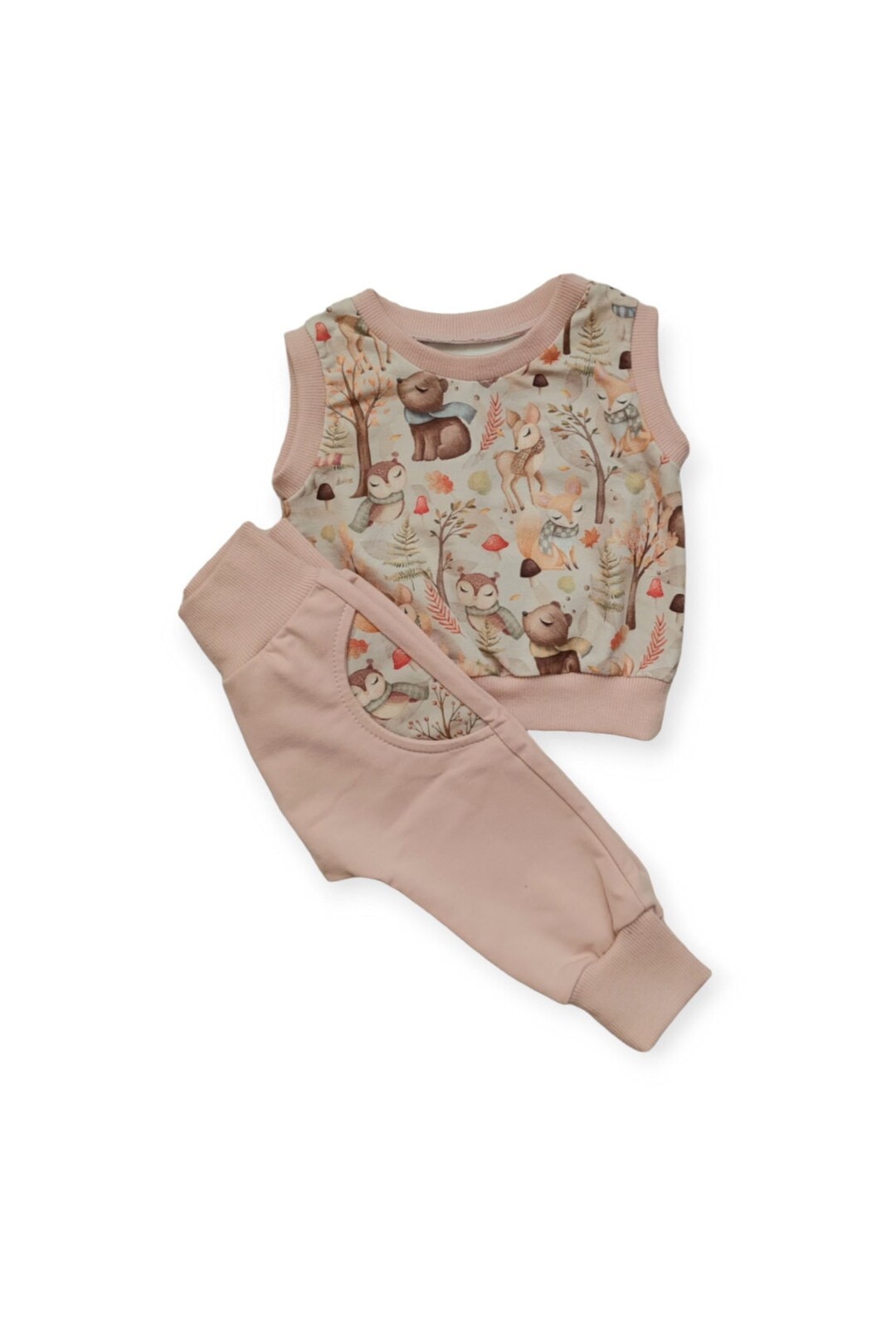 Vest and Pants Set Cute Forest Animals 74 - Etsy