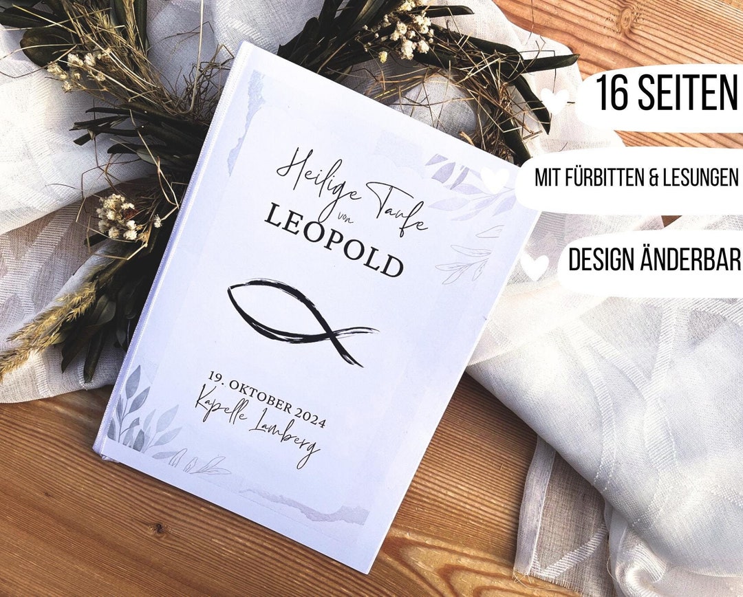 Church Booklet Baptism, Baptism Booklet, Church Booklet Digital, Church ...