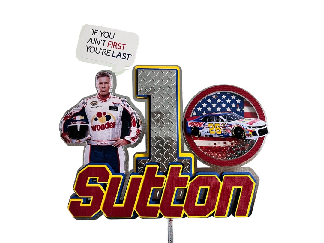 Talladega Nights: the Ballad of Ricky Bobby Custom Cake Topper Shaker ...