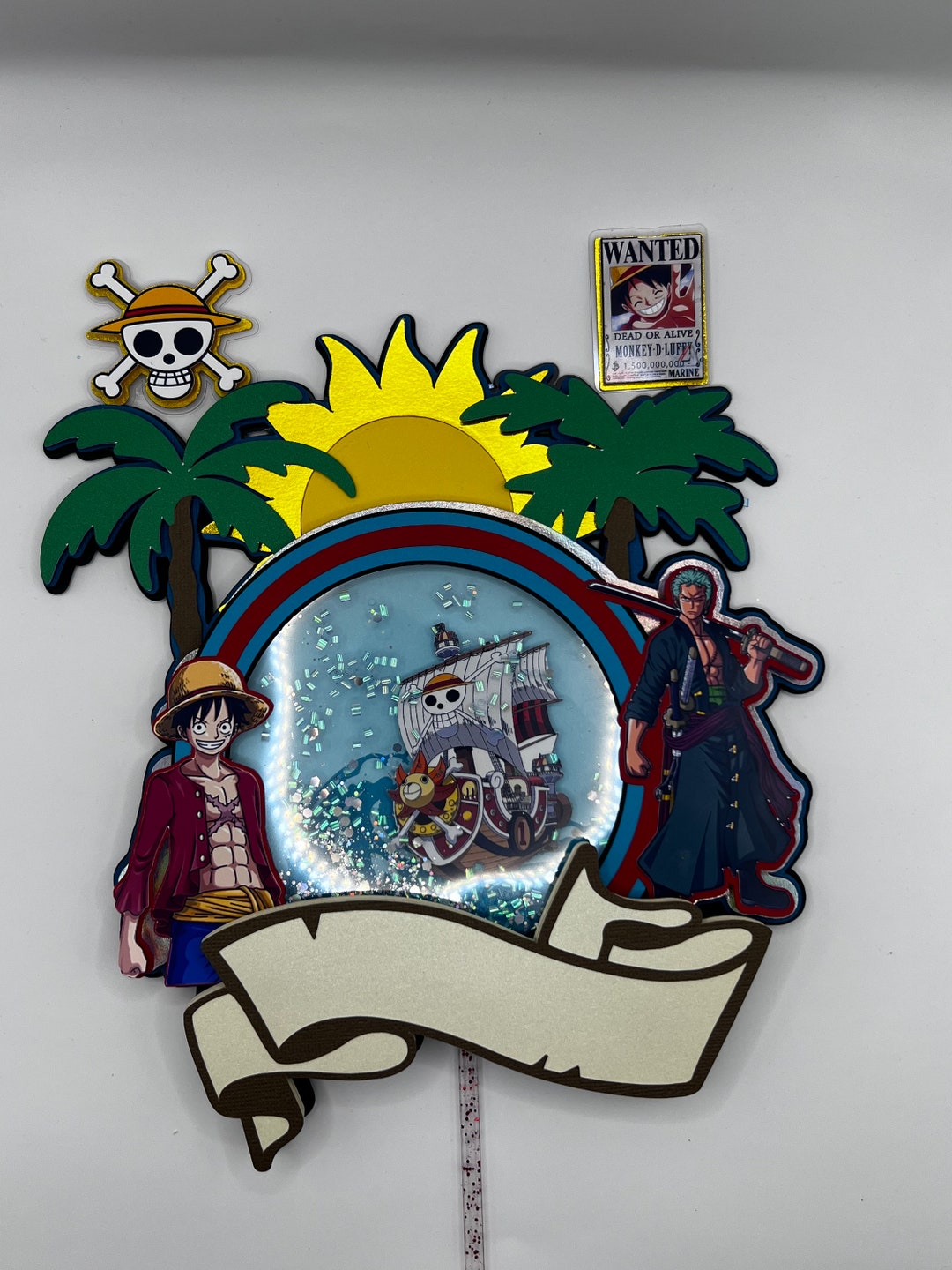 Anime Cake Toppers Custom One Piece Anime - Etsy