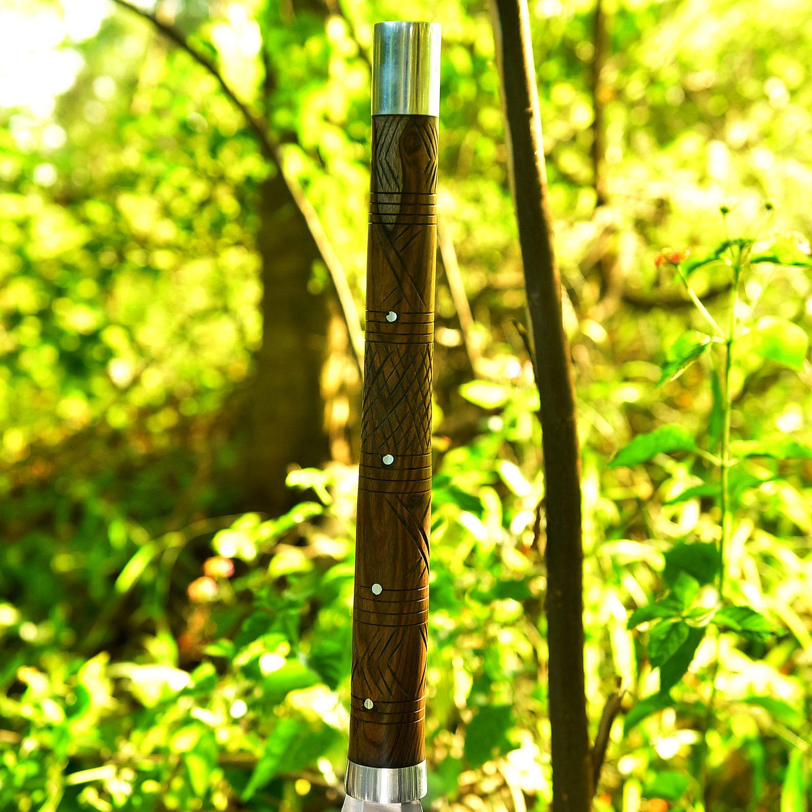 30" Handmade Carbon Steel Hunting-spear-full Tang Leaf Spring Sword ...