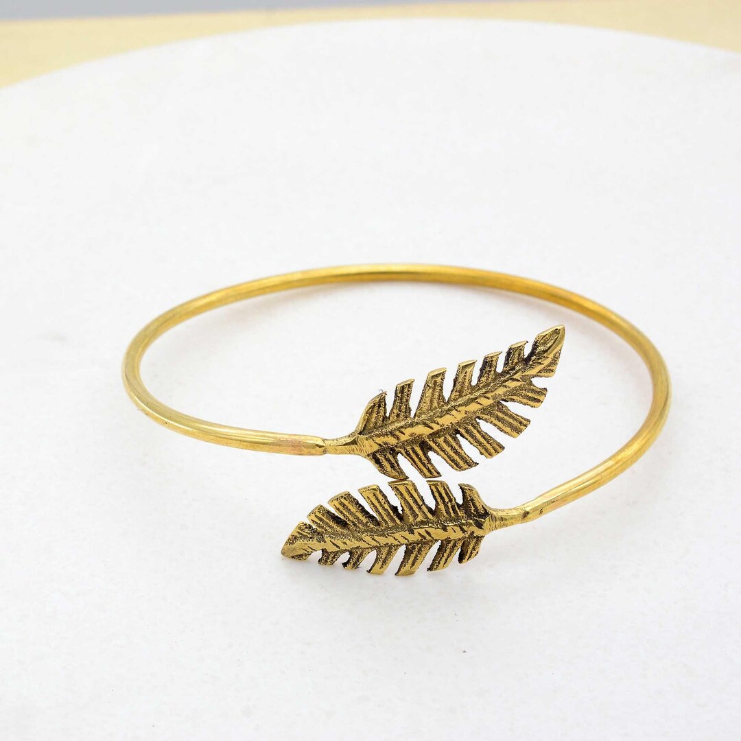 Branch Brass Gold Arm Bracelet,womens Waist Chain Leaf Shape Brass ...
