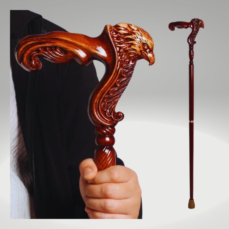 Hand Carved Cane - Etsy