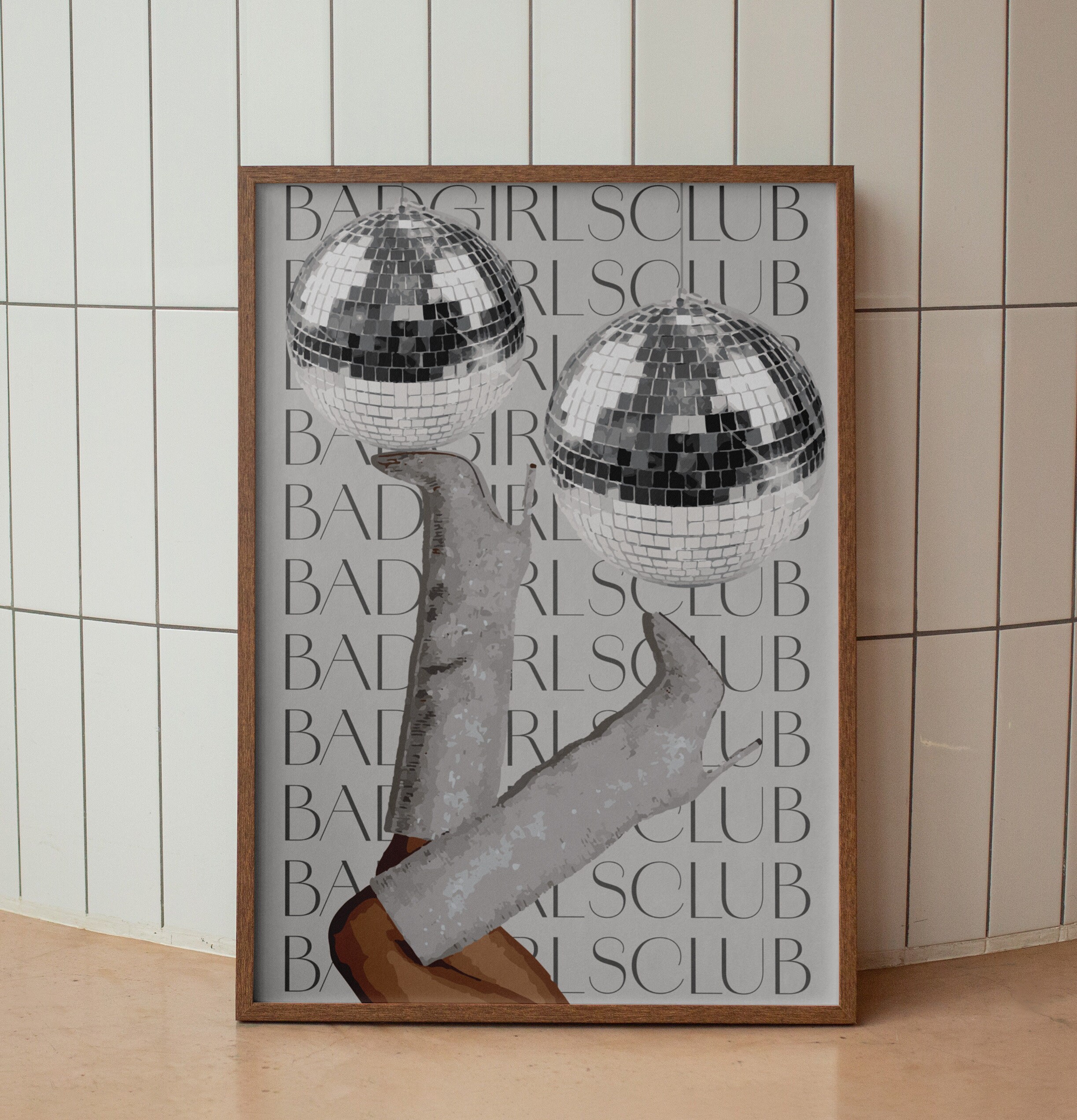 Bad Girls Club Quote Poster Print / Mirrorball Printable Wall Decor ...