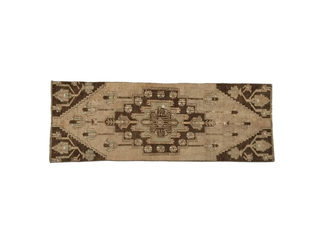 Brown Rug, Medallion Rug, Village House Rug, Authentic Rug, Countral ...