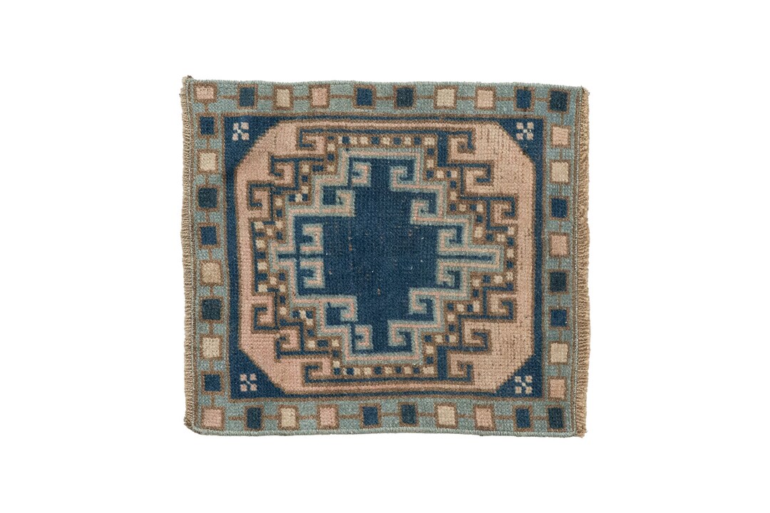 Pink Navy Rug, Small Area Rug, Front Door Rug, Turkish Rug, Oushak Rug ...